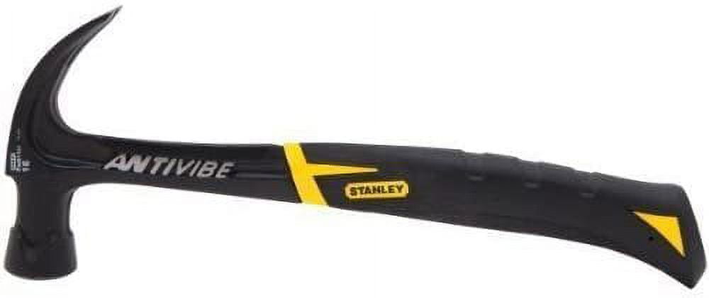 Stanley 51-162 16 oz FatMax Xtreme AntiVibe Curve Claw Nailing Hammer ...