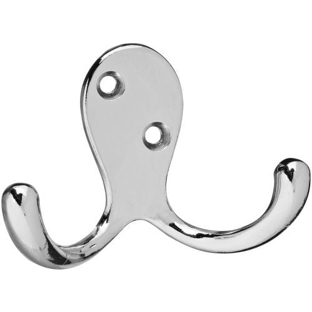 Stanley 750112 Double Prong Robe Hook, Chrome - Walmart.com
