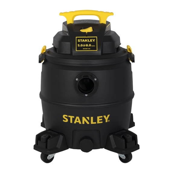 Stanley 8 Gal. 5.0 HP Poly Wet/Dry Vacuum with Hose and Accessories ...