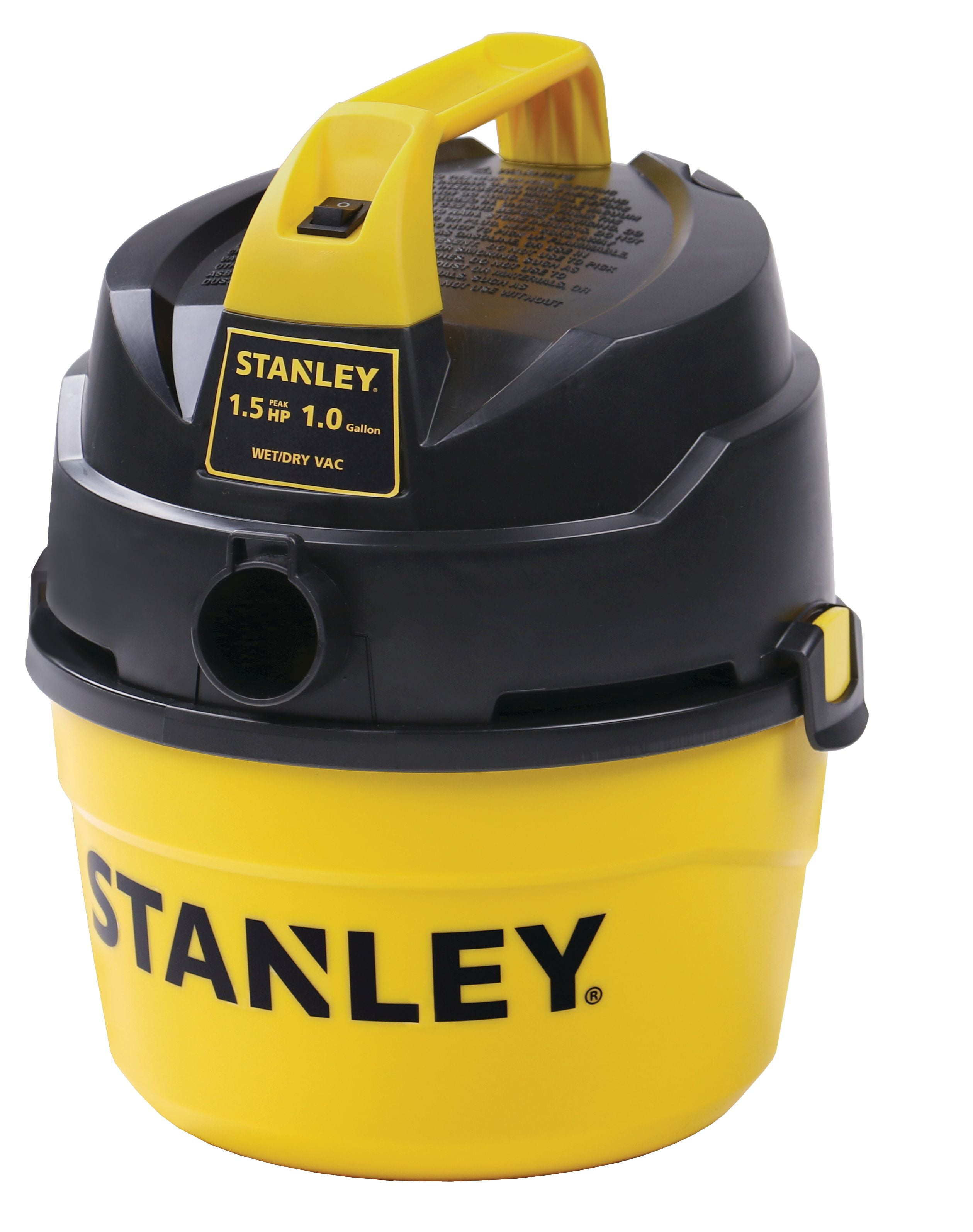 Stanley, 8100101A, 1.5 Peak HP 1 Gallon Portable Poly Wet Dry Vac with ...