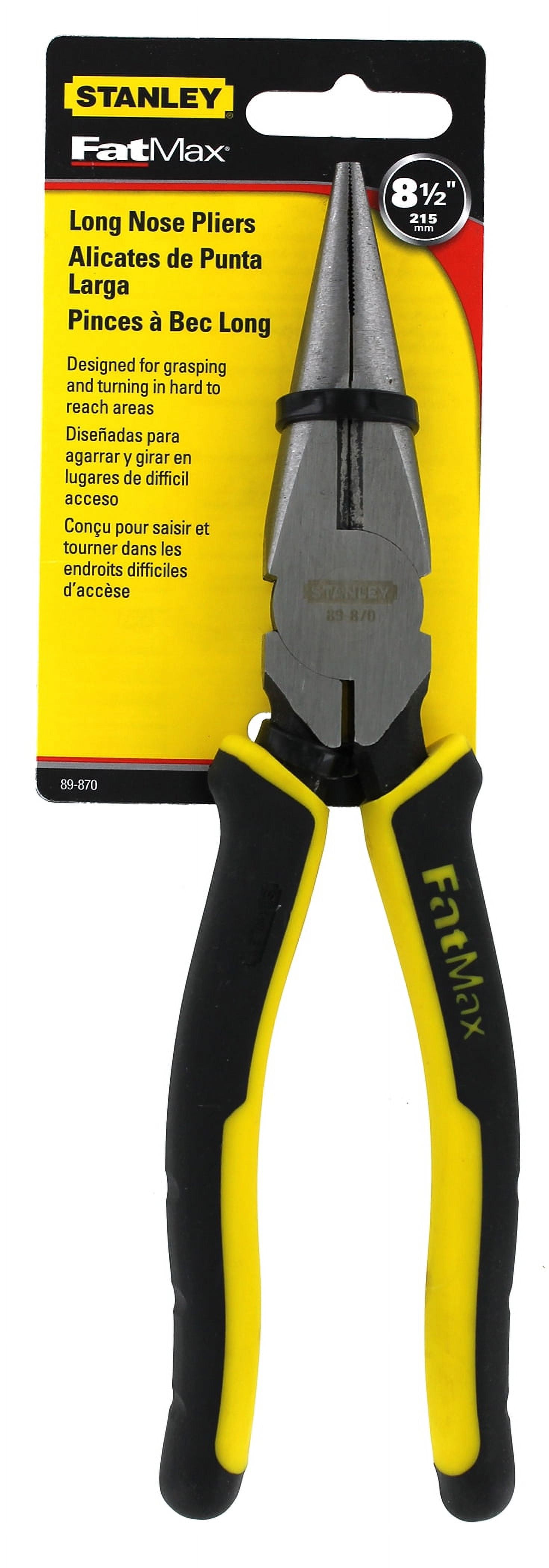 Stanley 89-870 FatMax 8-1/16" Long Nose Plier - Walmart.com