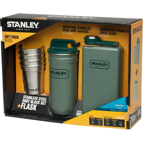 Stanley Adventure Stainless Steel Shots + 8oz Flask Gift Set - Walmart.com