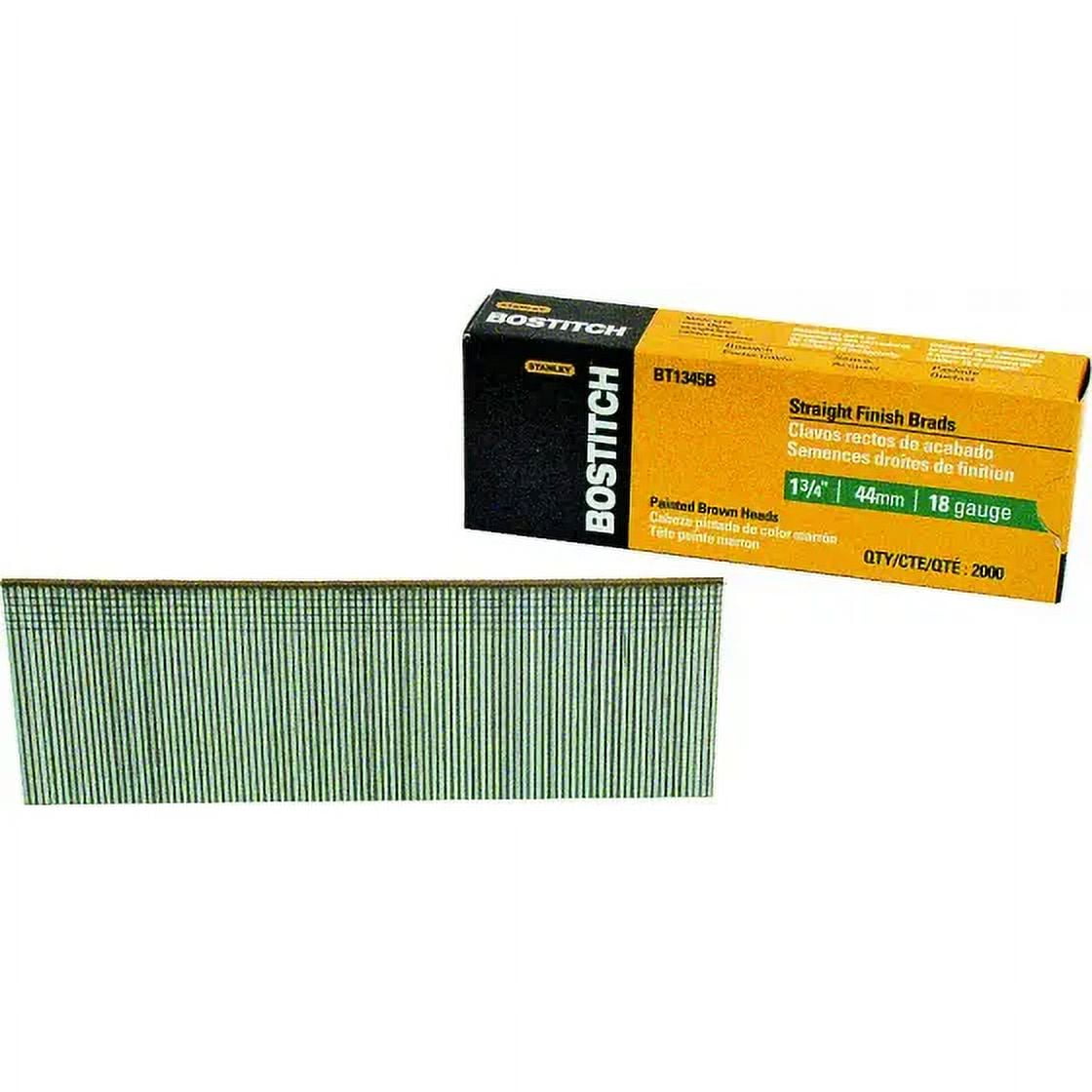 Stanley Bostitch BT1345B Stick Brad Nails 1-3/4 Inch 18-Gauge 2000 Pack ...