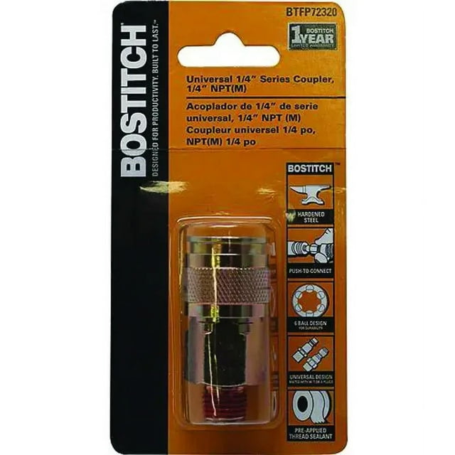 Stanley Bostitch BTFP72320 Universal 1/4 Inch Push-To-Connect with 1/4 ...