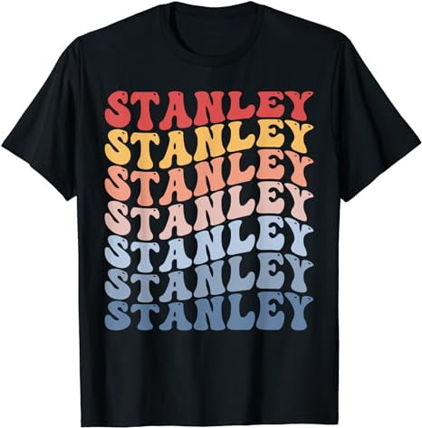 Stanley City Groovy Retro T-Shirt - Walmart.com