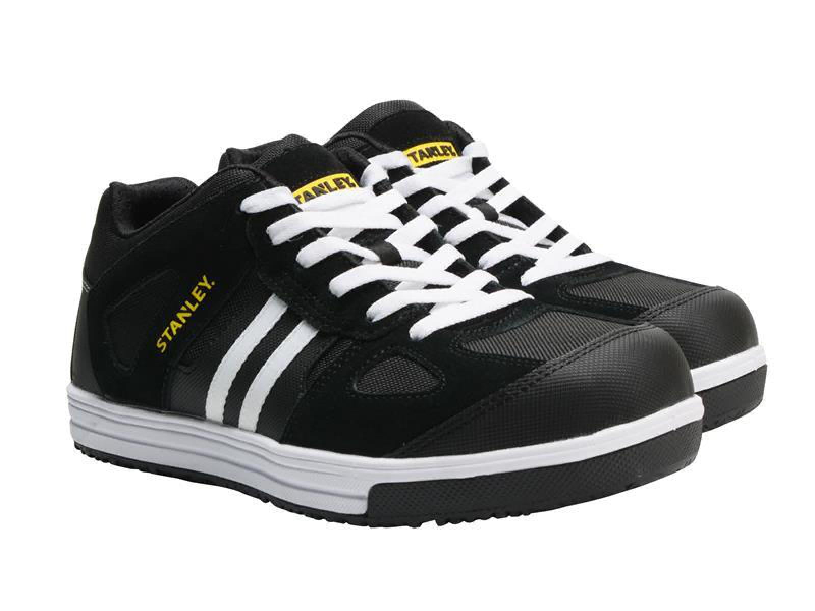 Stanley Clothing - Cody Safety Trainers Black/White Stripe - US 10 ...