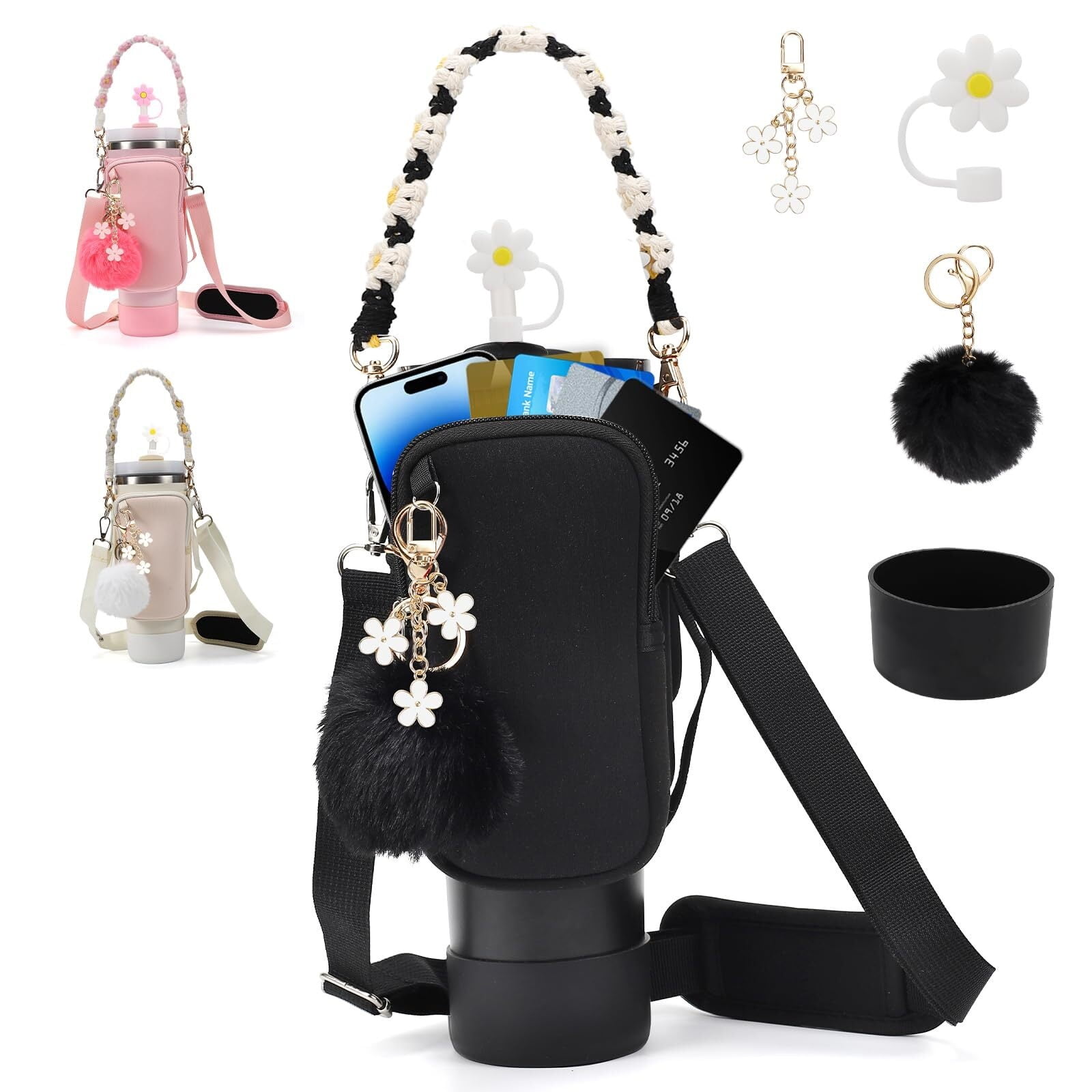 Stanley Cup Accessories Set Including Water Bottle Carrier Bag,Water ...