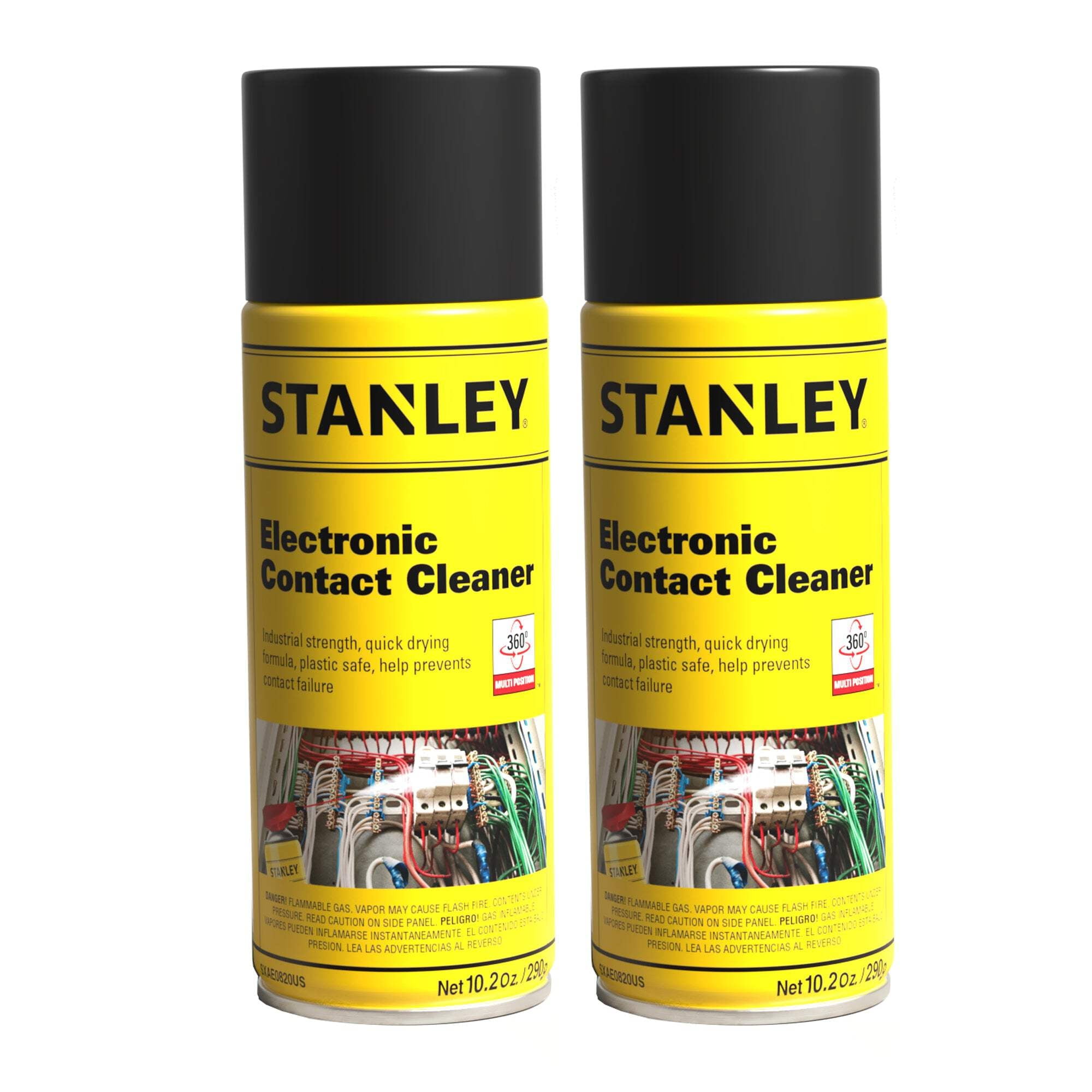 Stanley Electrical Contact Cleaner Spray, 10.2oz, 2 Pack - Walmart.com