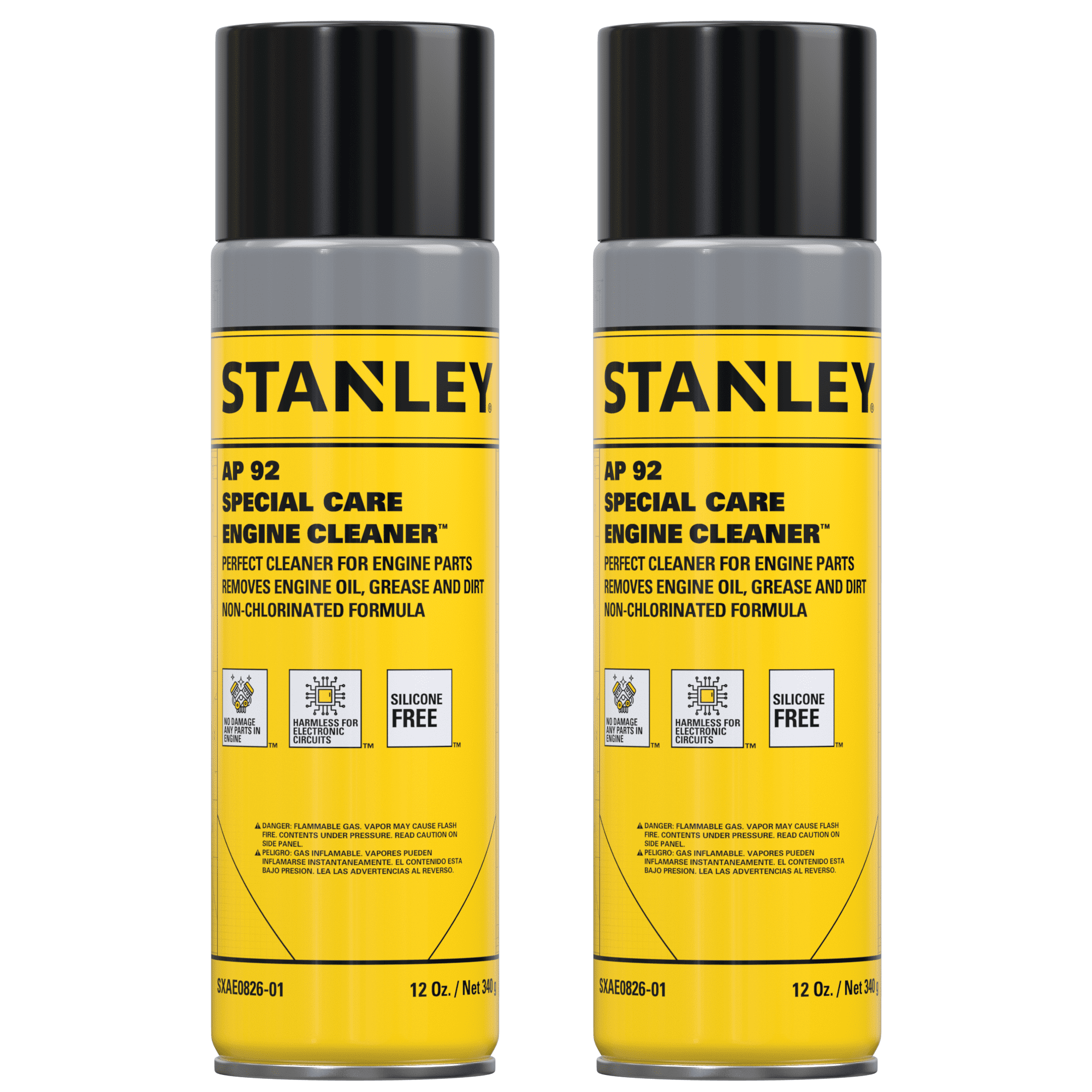Stanley Engine Cleaner & Degreaser Spray - Citrus-Based, 12.3oz-2 Pack ...