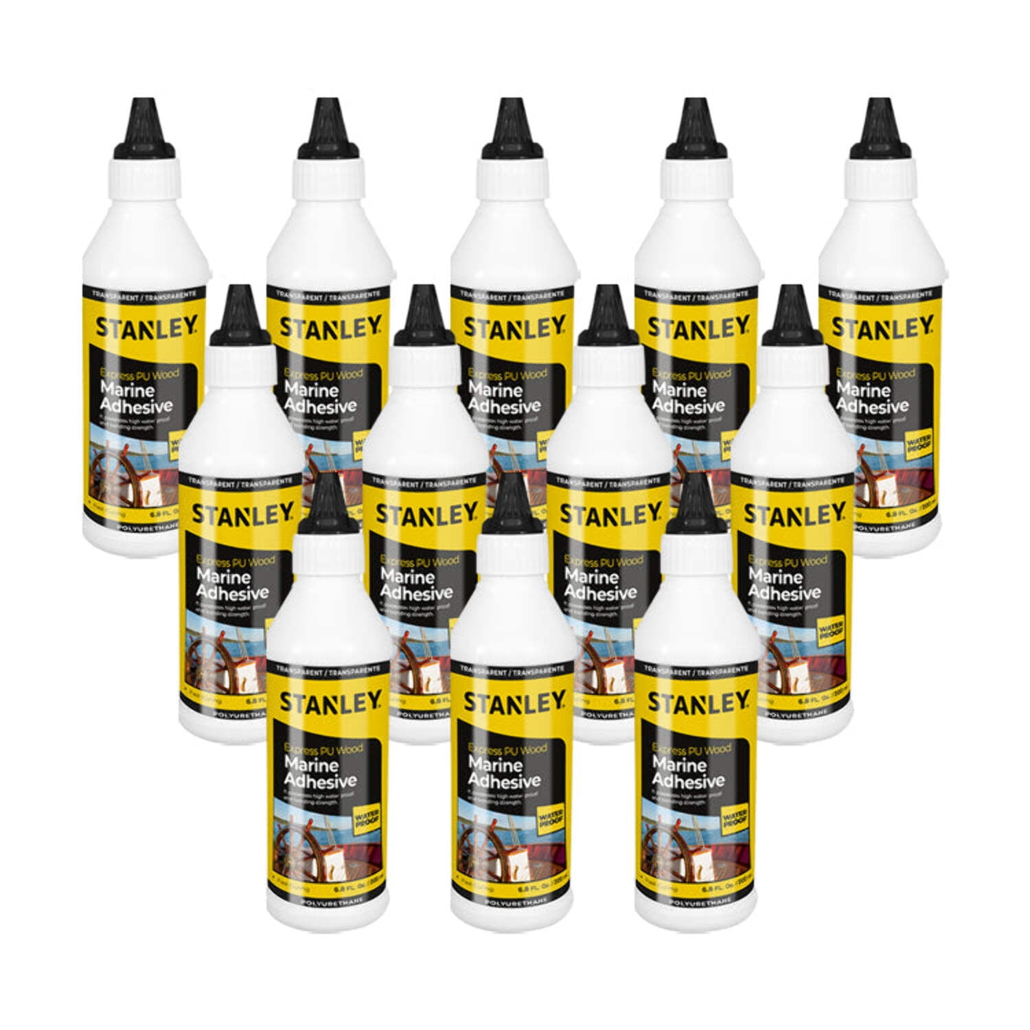 Stanley Express Polyurethane Wood Marine Adhesive-High Resistance, 6.8 ...