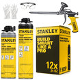 Stanley F903P Black Spray Foam Pro - Expanding Foam Sealant for RV ...