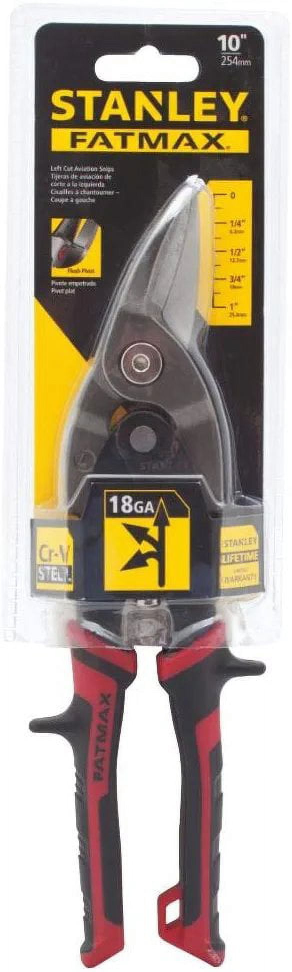 Stanley FMHT73755 FatMax Left Cut Aviation Snips - Walmart.com