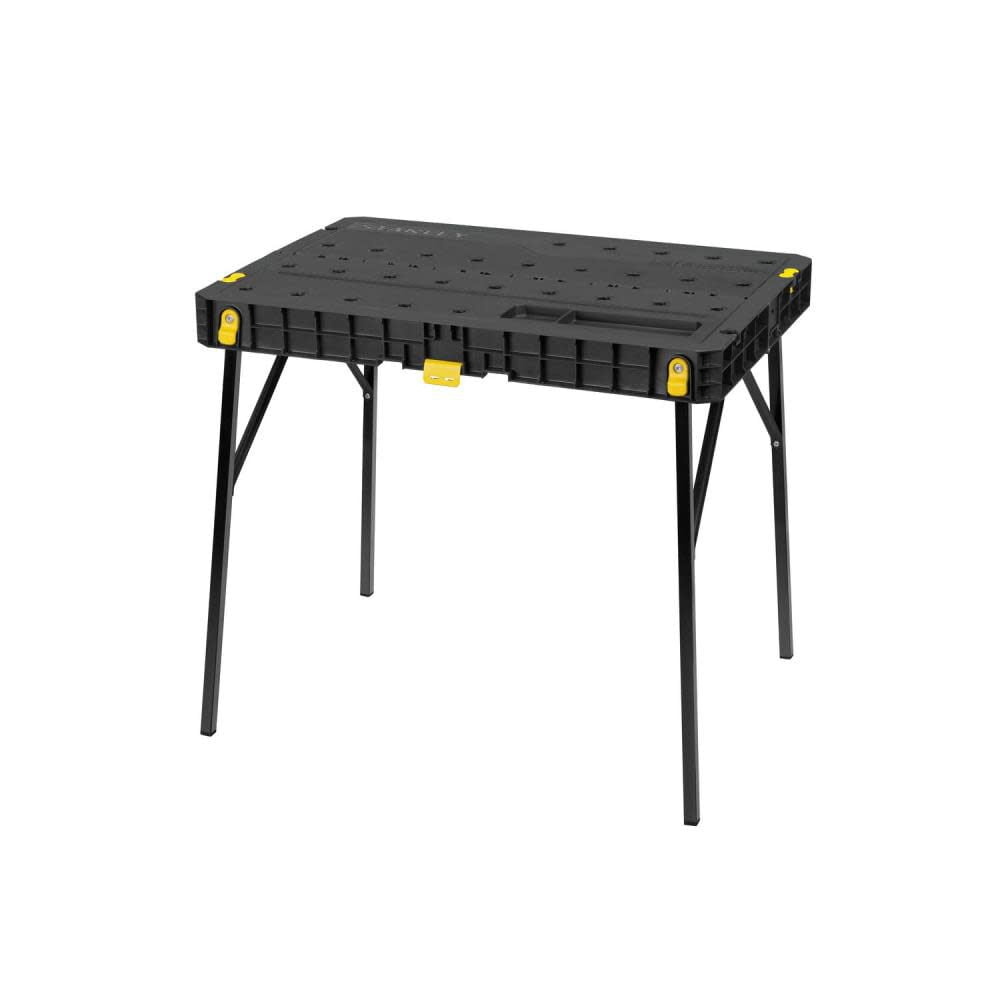 Stanley Portable Folding Workbench 33.5" X 23.5", Supports Heavy Tools ...