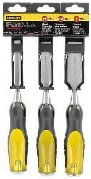 Stanley Hand Tools 16-970 3 Pc FatMax Short Blade Chisel Set - Walmart.com