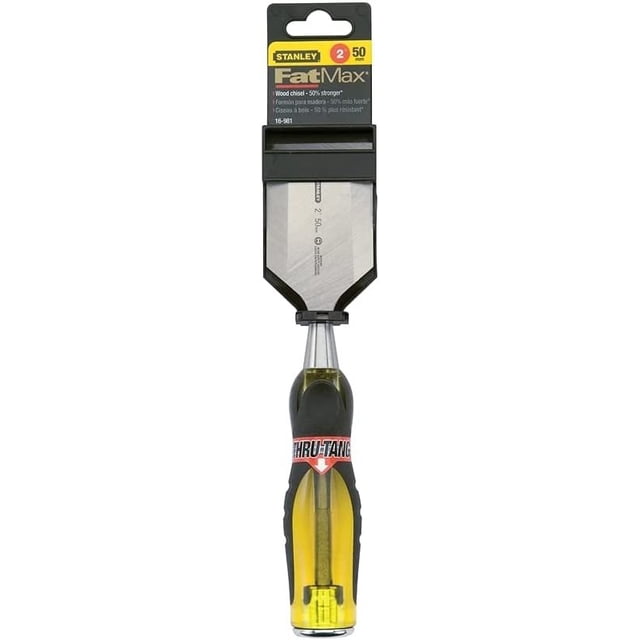 Stanley Hand Tools 16-981 2" FatMax Short Blade Chisel - Walmart ...