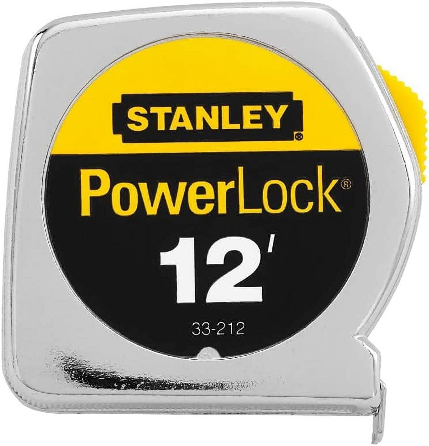 Stanley Hand Tools 33-212 12' PowerLock Tape Measure With Stud Markings ...