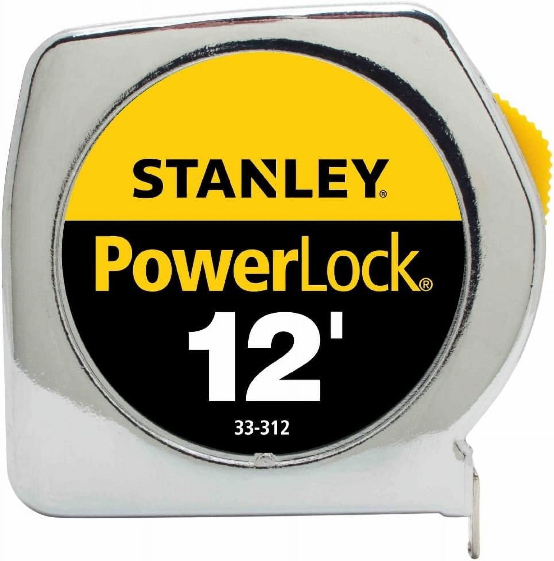 Stanley Hand Tools 33-312 3/4" X 12' PowerLock Professional Tape ...