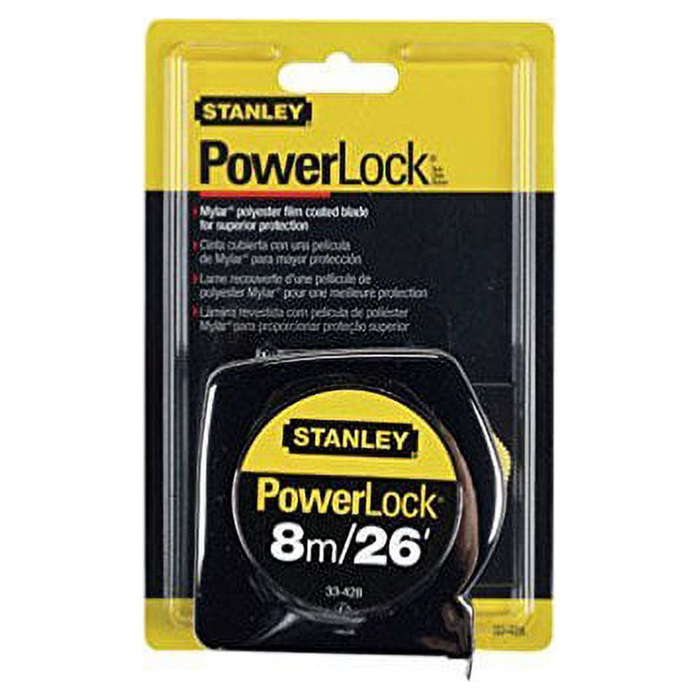Stanley Hand Tools 33-428 7.5M/25' PowerLock Tape Rule - Walmart.com