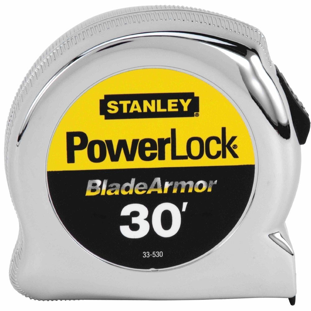 Stanley Hand Tools 33-530 30' PowerLock Tape Rule With Blade Armor ...