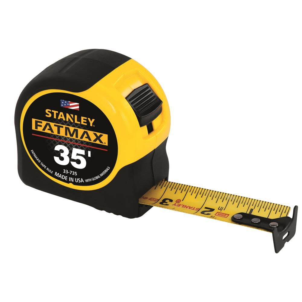 Stanley FatMax 35' Tape Measure, Durable Metal Construction for ...