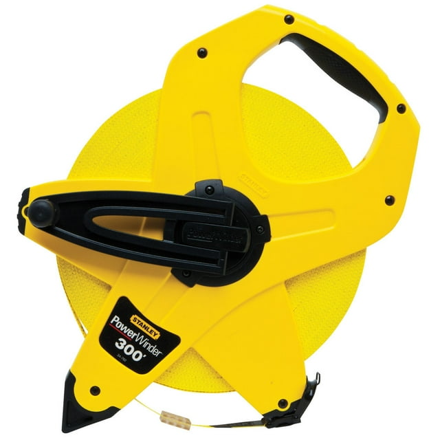 Stanley Hand Tools 34-762 300' PowerWinder Fiberglass Long Tape ...