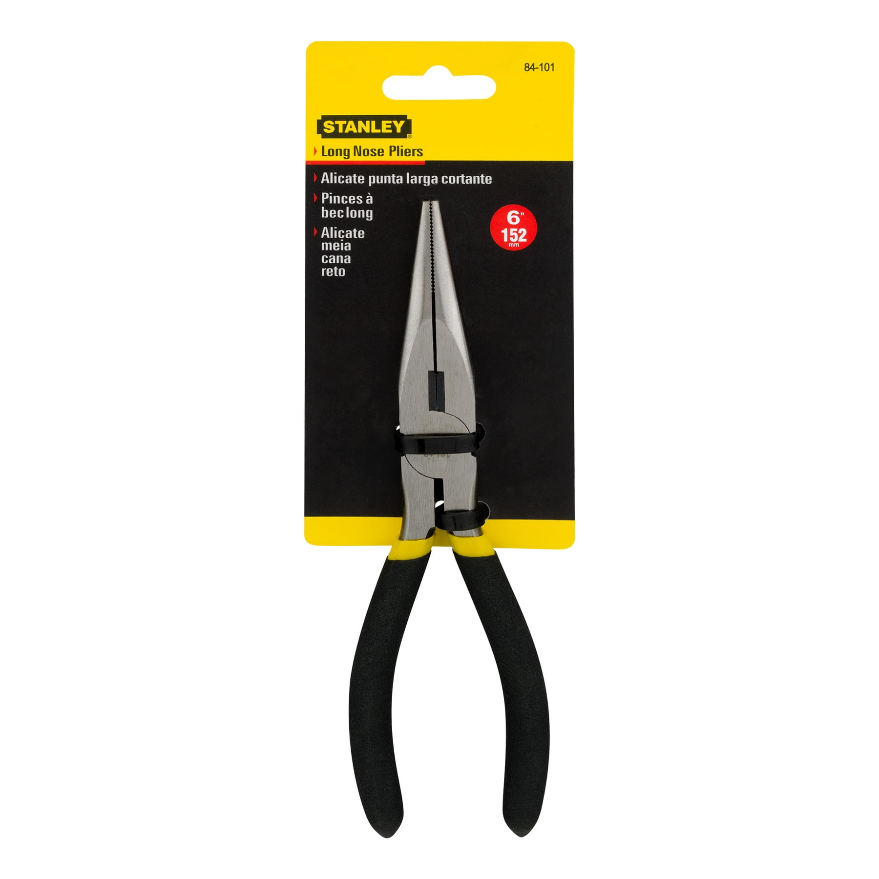 STANLEY 84-101 6-Inch Long Nose Pliers - Walmart.com