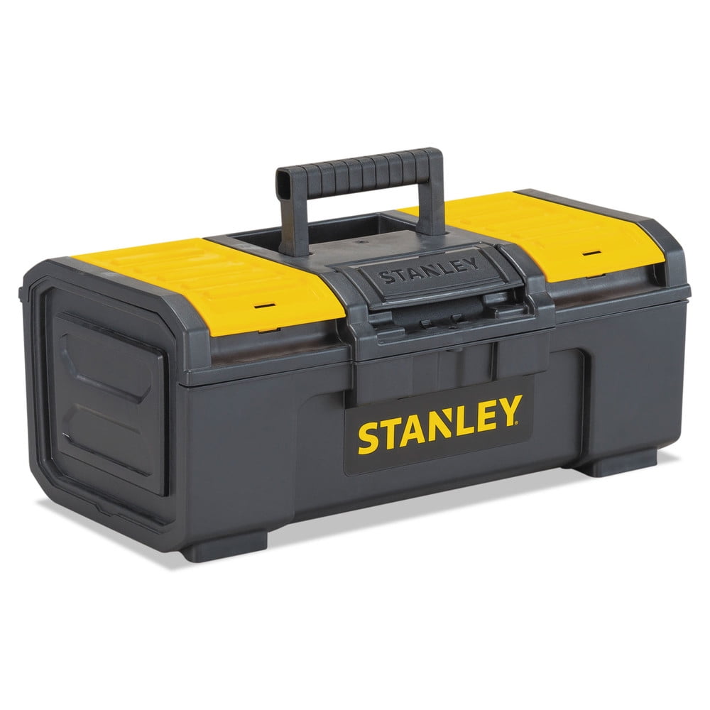 Stanley Hand Tools STST16410 16" Black & Yellow Auto Latch Tool Box ...