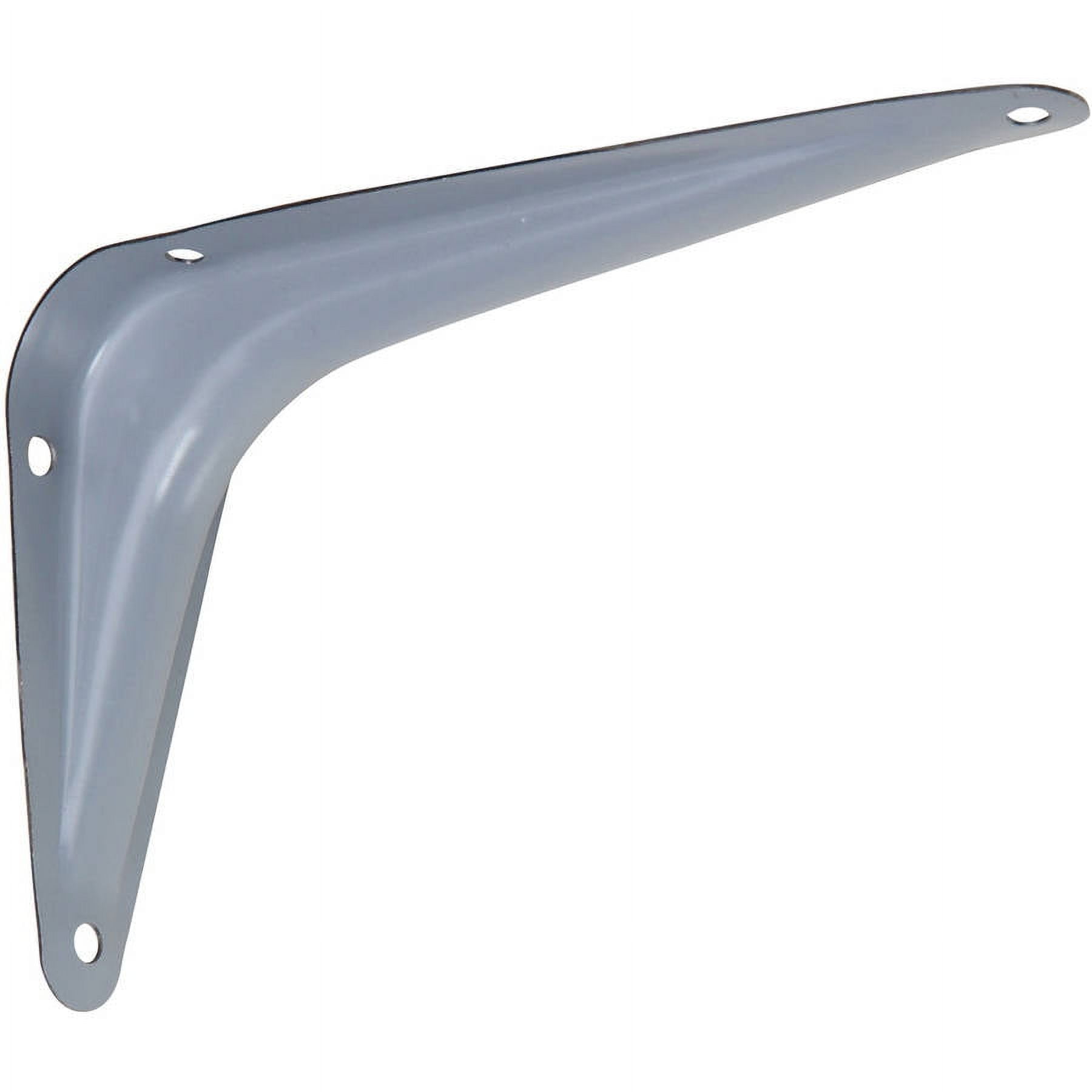 Stanley Hardware 172601 4" x 6" Gray Utility Shelf Brackets - Walmart.com