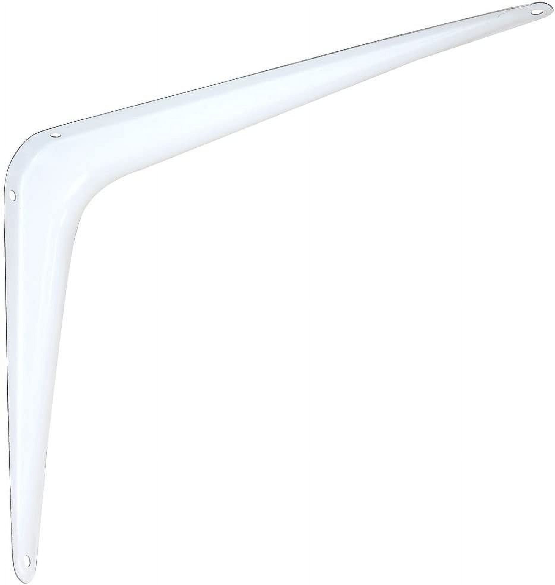 Stanley Hardware 211 Series Steel Shelf Brackets White 8 by 10 Inch ...