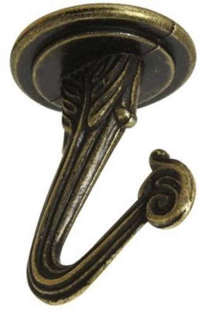Stanley Hardware 274-811 Swag Hooks, Antique Brass, Each - Walmart.com