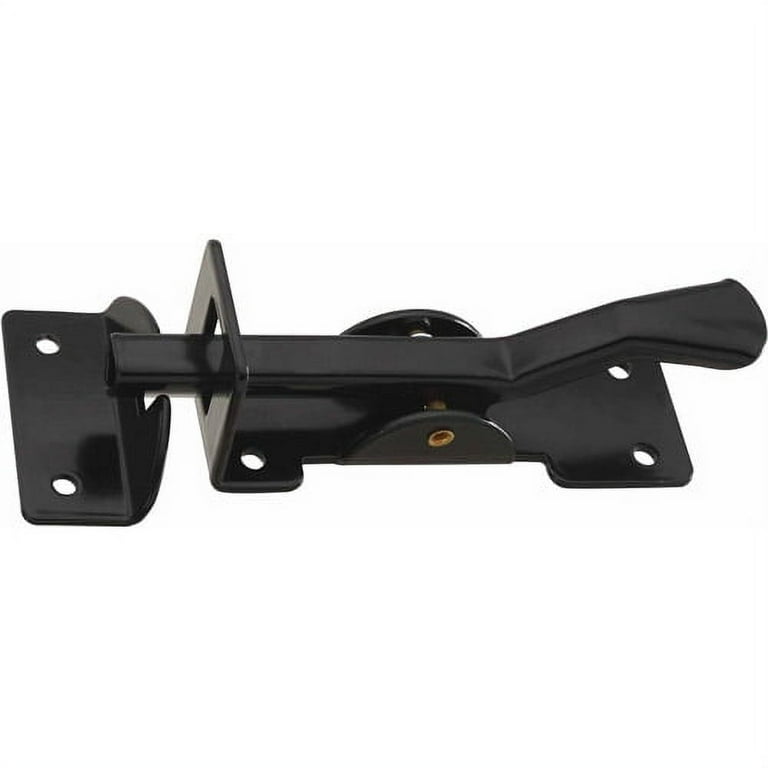 Top Mount Gate Latch Gate Latch Standard Black Latch/wire Kit