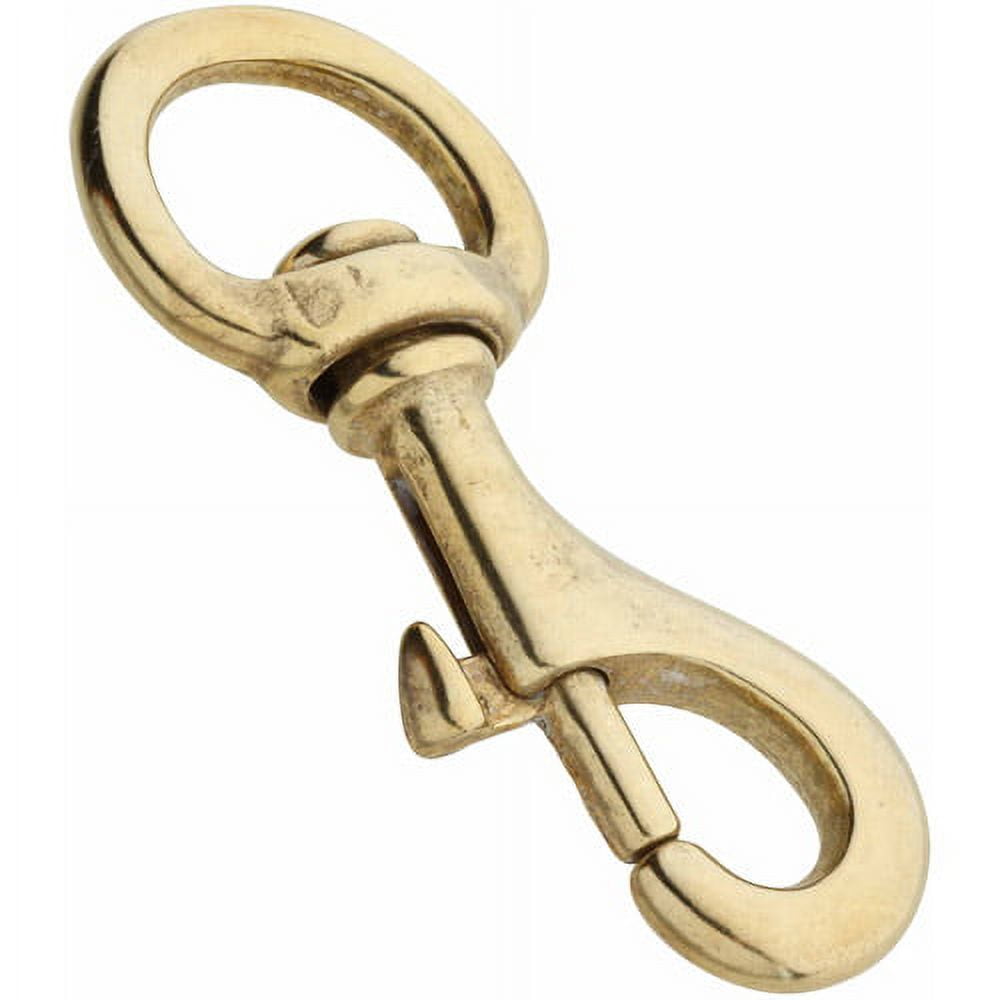 Stanley Hardware 640214 3/4" Swivel Round Eye with Bolt Snap - Walmart.com