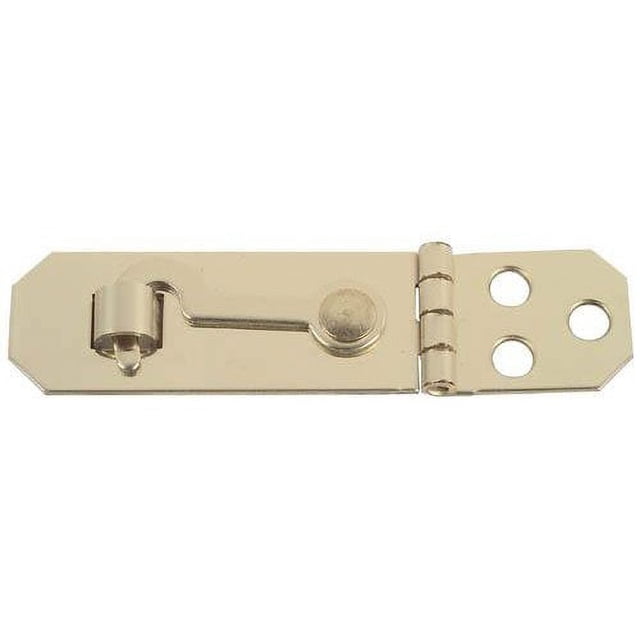 Stanley Hardware 803530 3/4" x 2-3/4" Solid Brass Hasp & Hook - Walmart.com