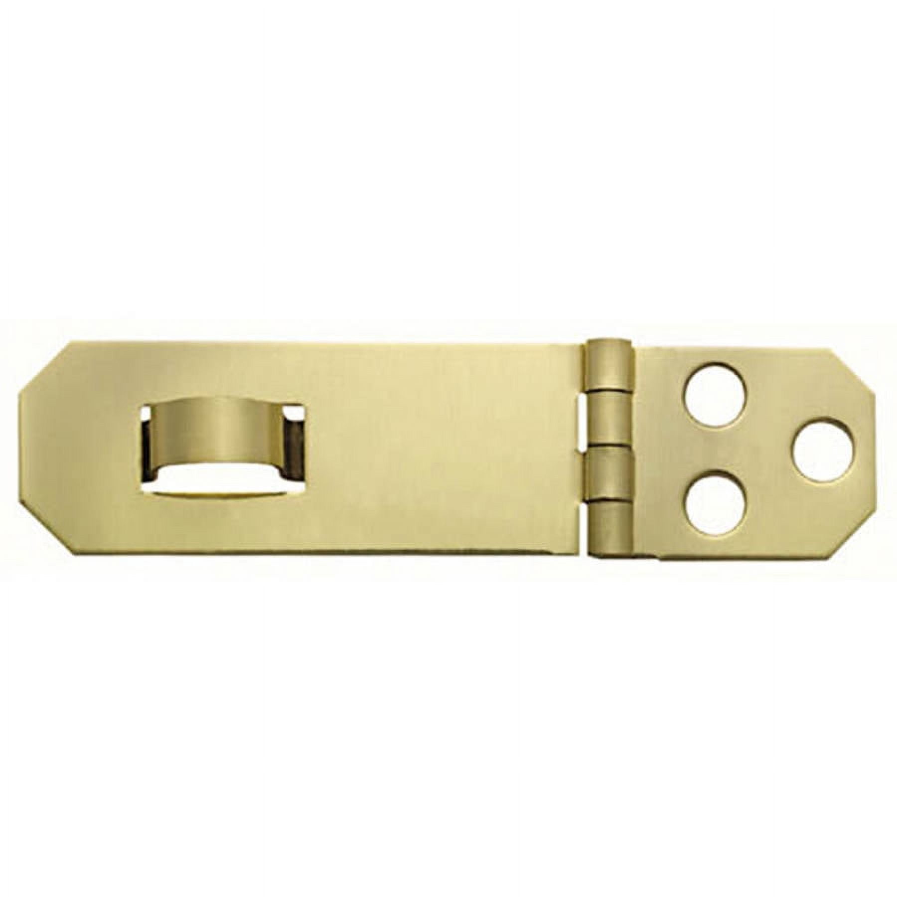 Stanley Hardware 803550 1" x 3" Solid Brass Hasp - Walmart.com