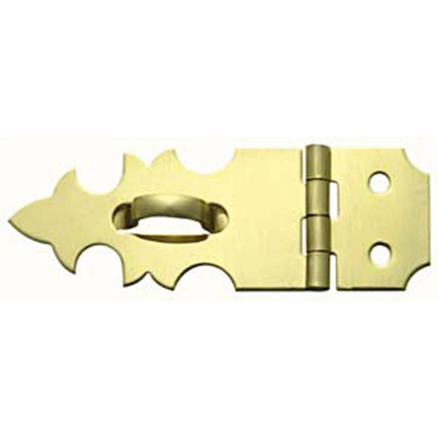 Stanley Hardware 803570 5/8" x 1-7/8" Bright Brass Decorative Hasps ...