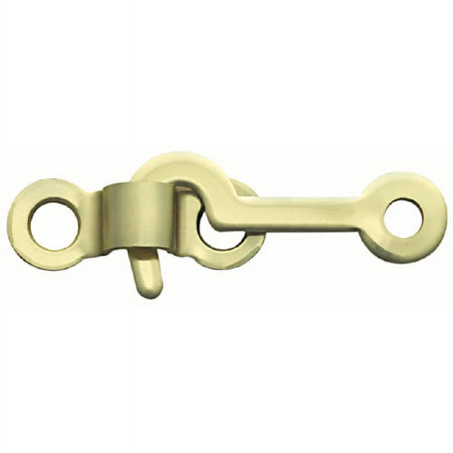 Stanley Hardware 803640 /4" x 1-3/4" Solid Brass Hasp & Hook - Walmart.com