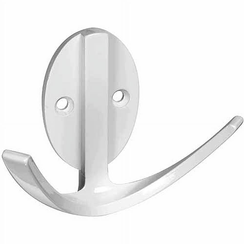 Stanley Hardware 807081 White Modern Double Hook - Walmart.com