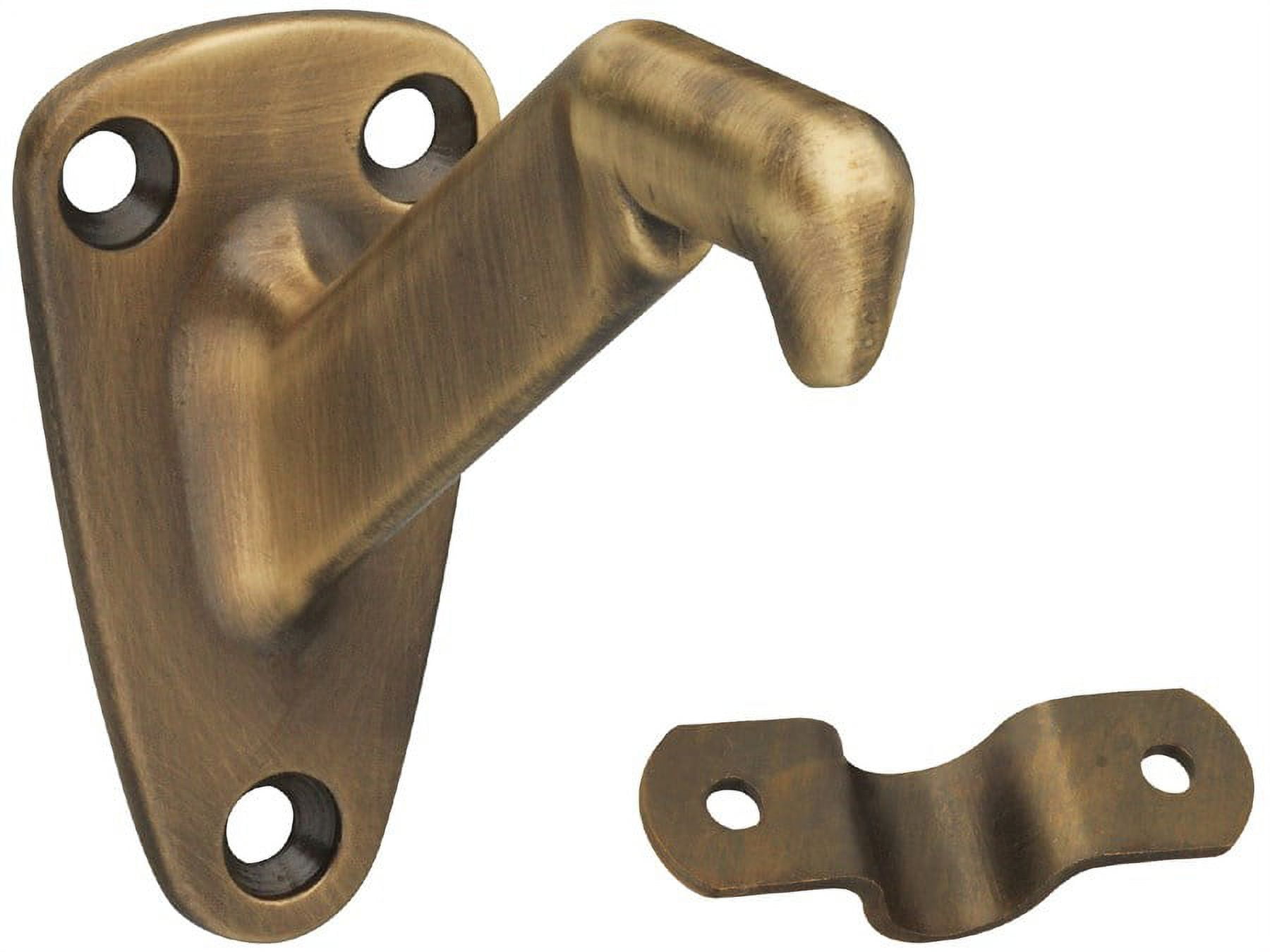 Stanley Hardware 807511 Antique Brass Handle Rail Bracket - Walmart.com