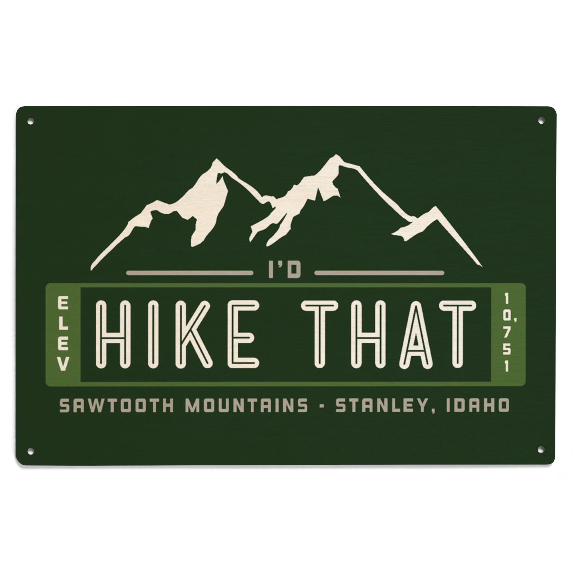 Stanley, Idaho, I'd Hike That, Sawtooth Mountains, Contours Birch Wood ...