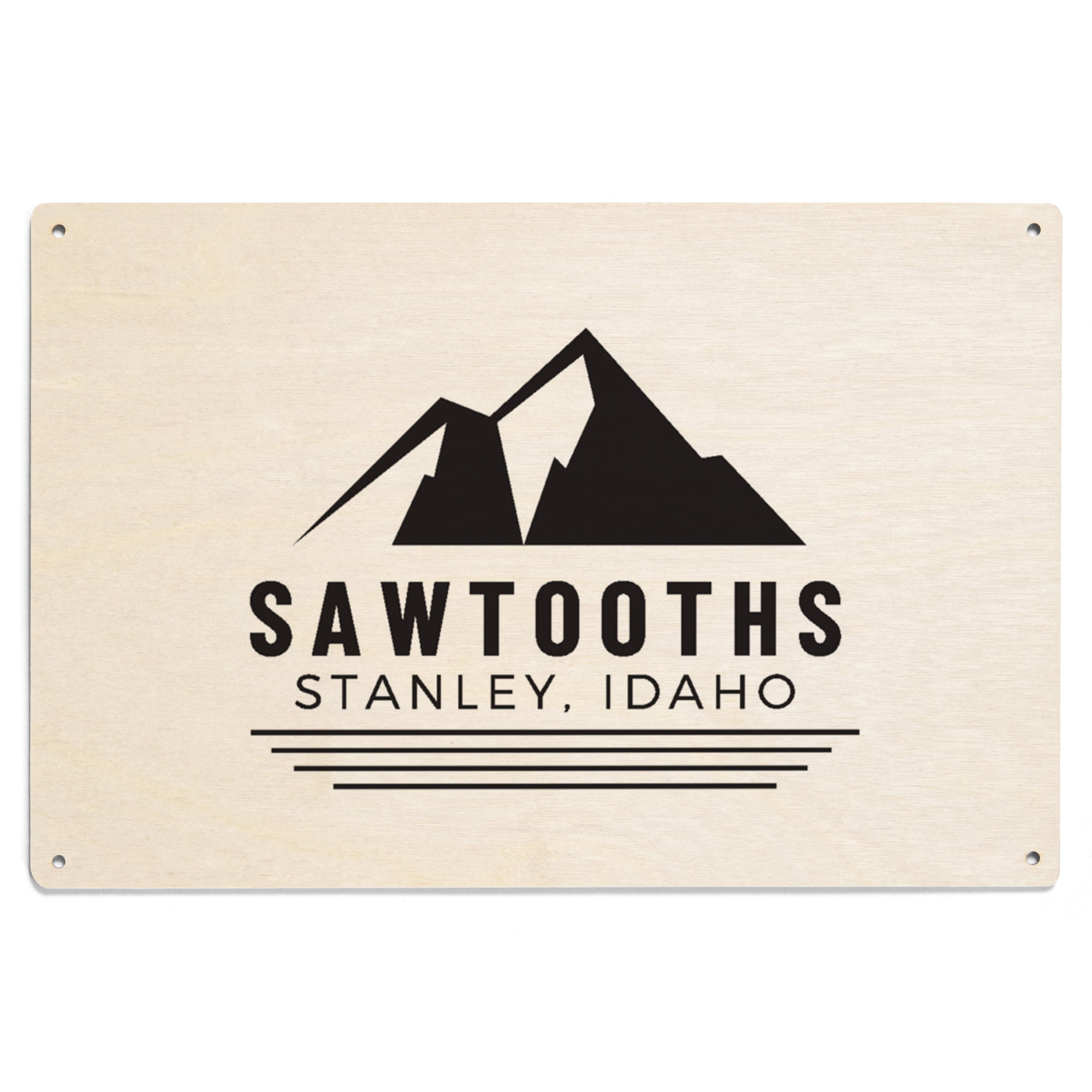 Stanley, Idaho, Sawtooth Mountains, Black and White, Contour Press ...