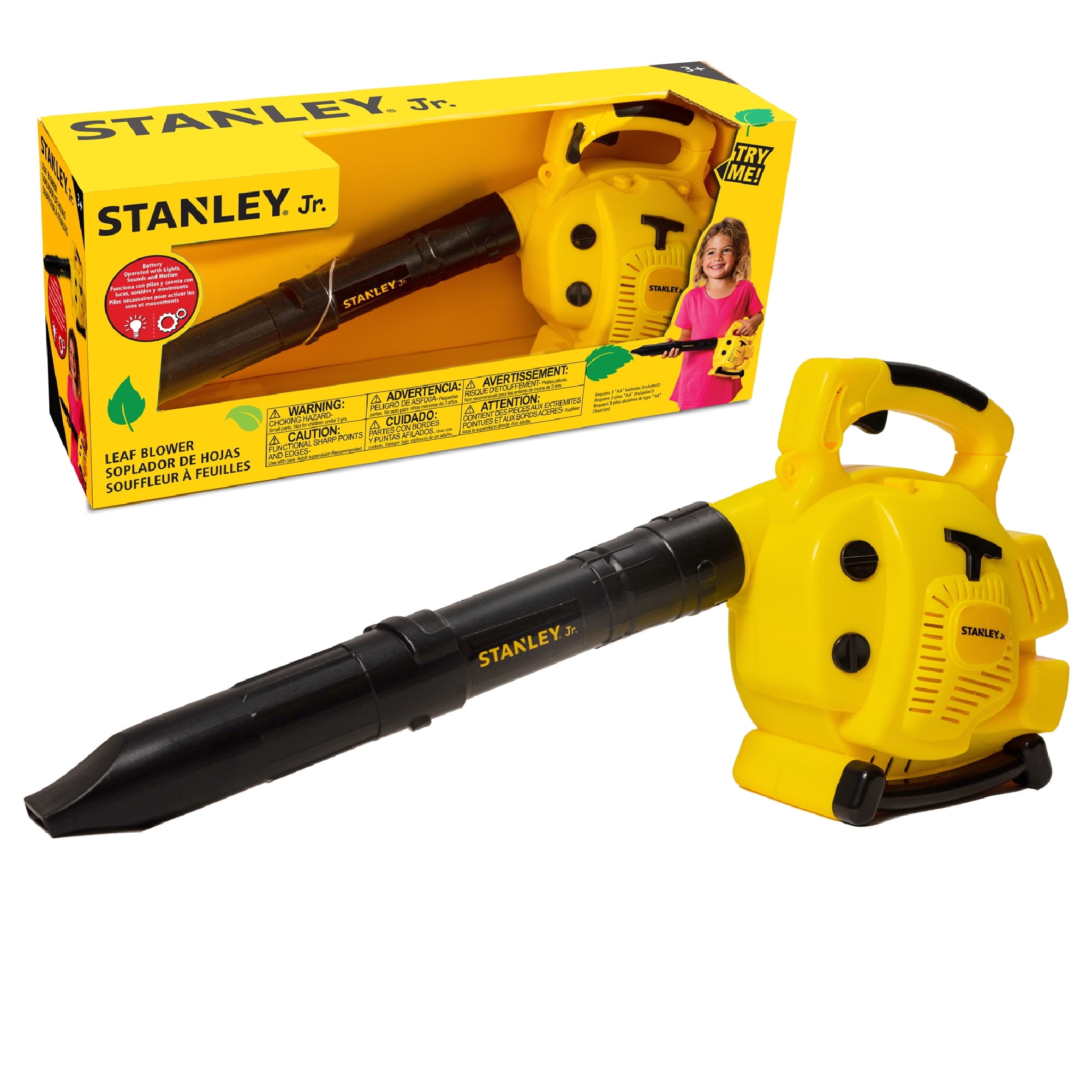 STANLEY Jr - Pretend Kids Yard Tool, Battery Powered Toy Leaf Blower ...