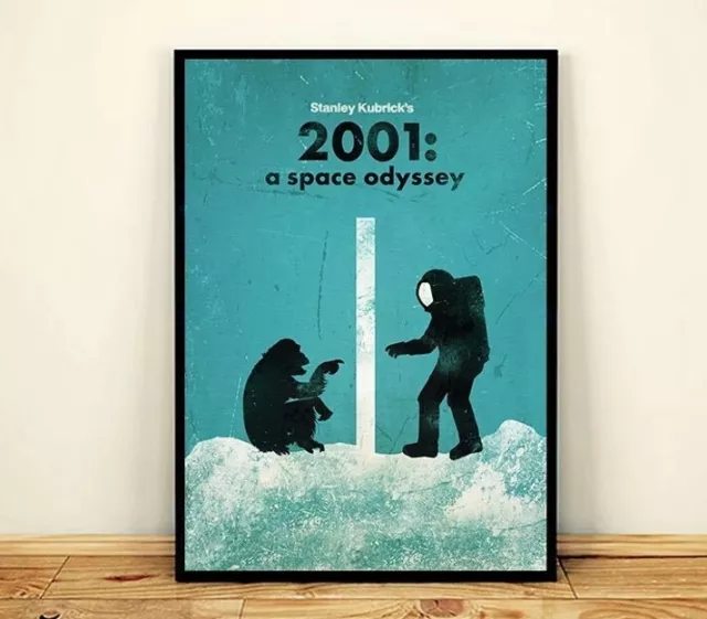 Stanley Kubrick 2001 A Space Odyssey Minimalist Movie Poster, Kubrick ...