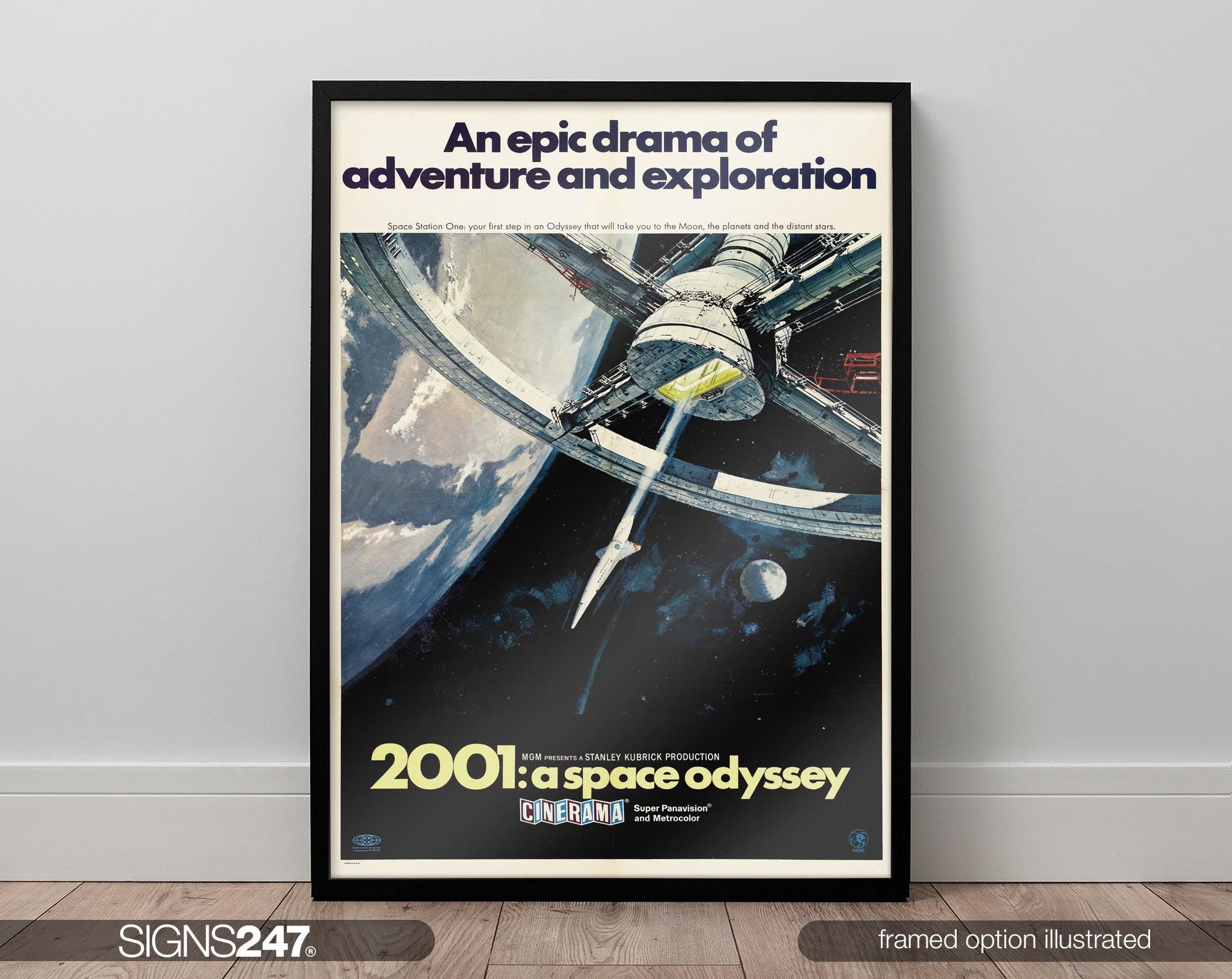 Stanley Kubricks 2001 A Space Odyssey Poster | Movie Poster | Movie ...
