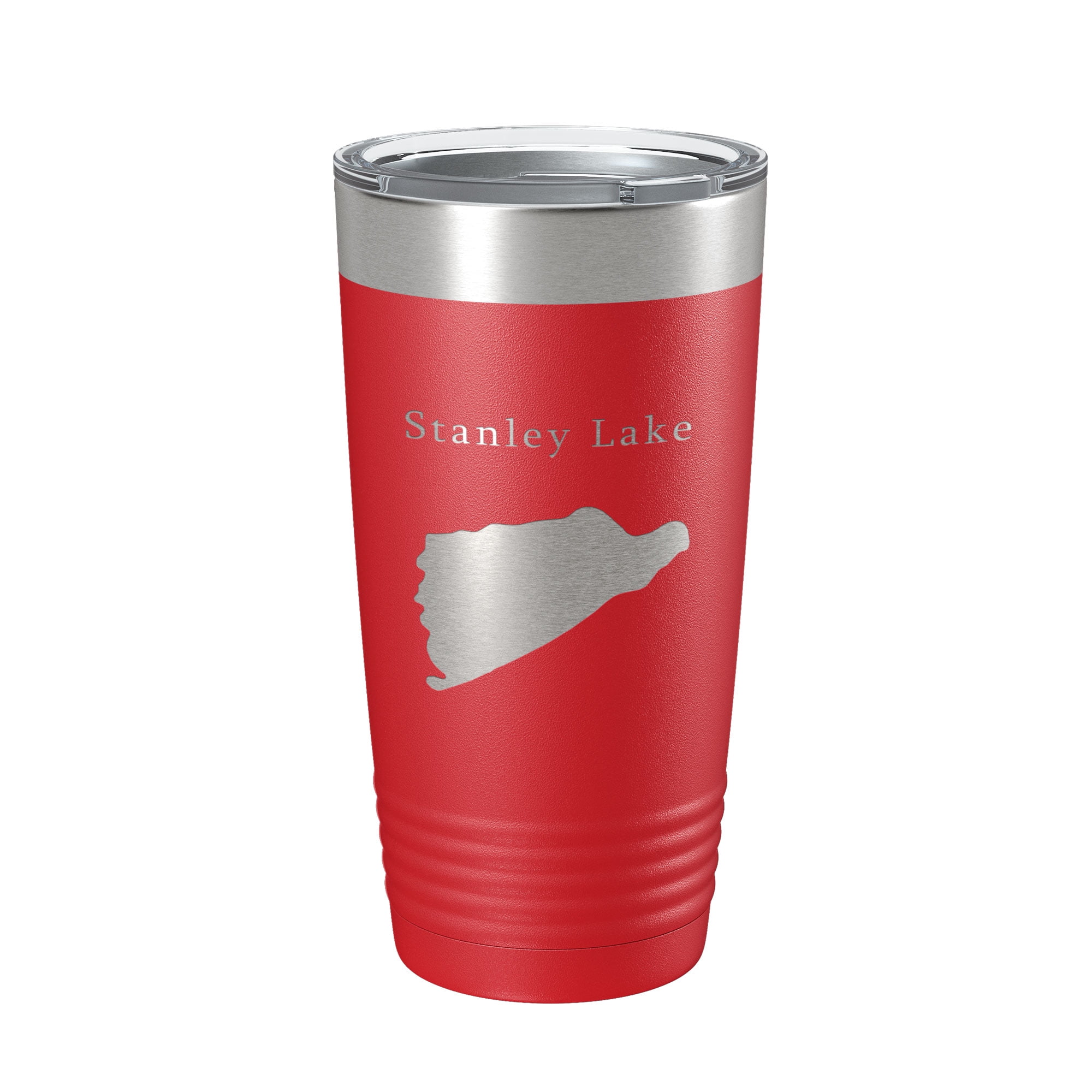 Stanley Lake Map Tumbler Travel Mug Insulated Laser Engraved Coffee Cup ...