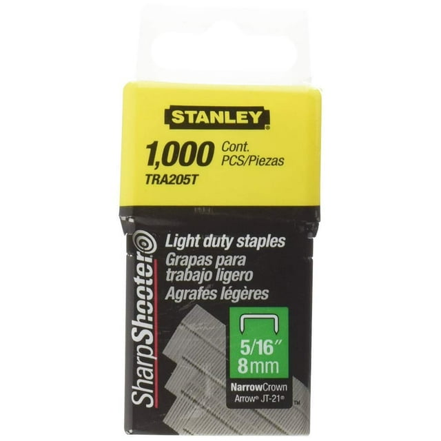 Stanley Light-Duty Tacker Staples 5/16" - Walmart.com