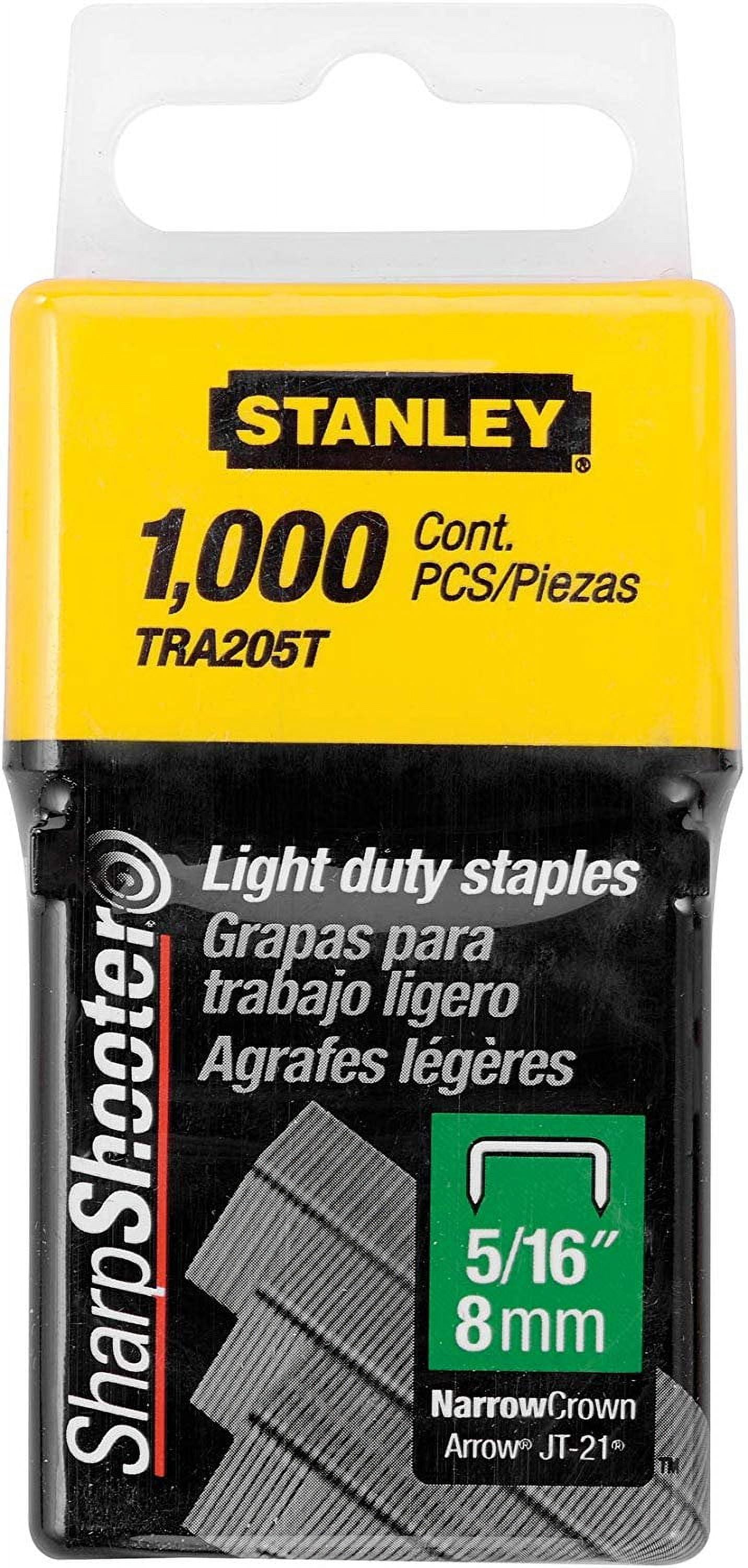 Stanley Light-Duty Tacker Staples 5/16" - Walmart.com