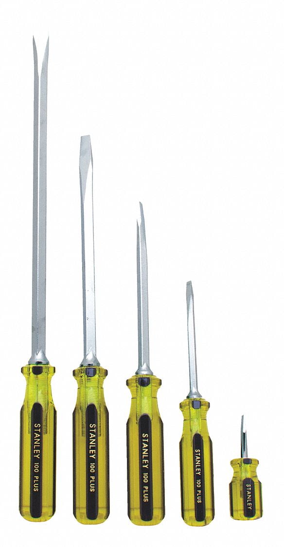 Stanley Mag Tip Screwdriver Set, NmPcs5 66-150-A - Walmart.com