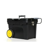 Stanley Rolling Toolbox, Mobile Open Portable, 033026R Resin Tool Chest ...