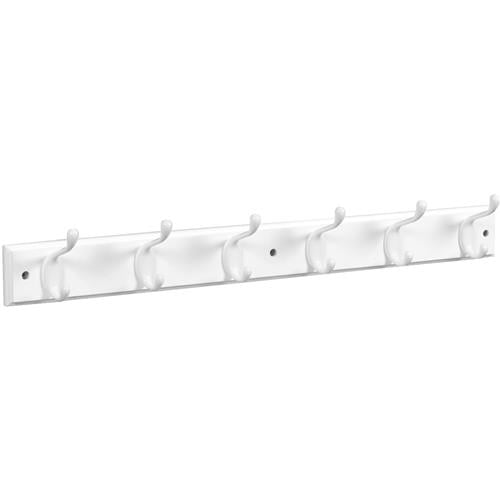 Stanley Multi-Hook Rail 27" SN/WH 6 HOOKRAIL, Each - Walmart.com