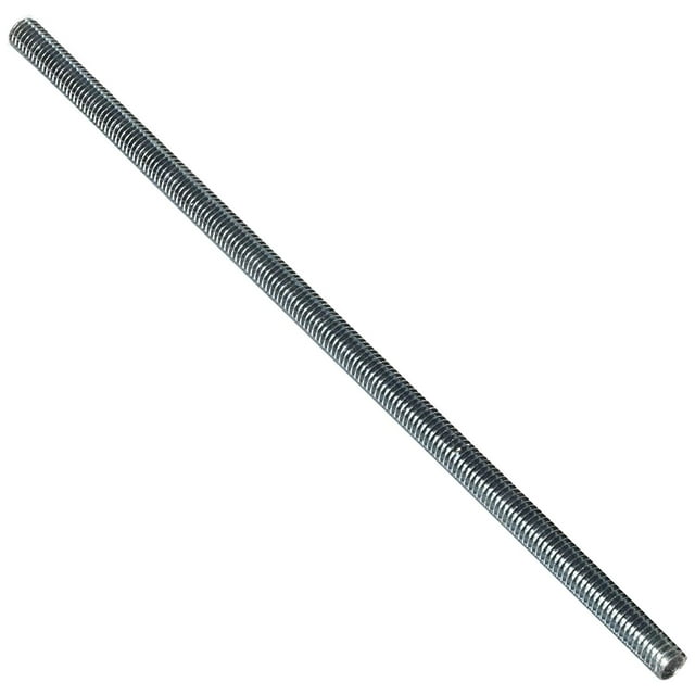 Stanley National N179-341 Stanley Threaded Rod, 7/16-14 X 1 Ft, Steel ...